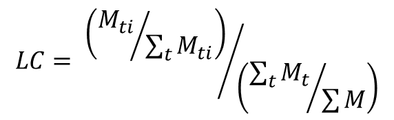A.16 – The Specialization Index and the Location Coefficient | The ...